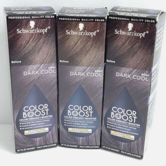 Schwarzkopf | Hair | 3 Schwarzkopf Color Boost Hair Color Vibrancy ...